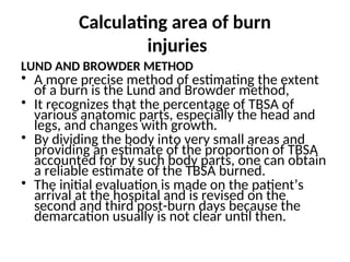 Pediatric burn is the leading cause of death in children - | PPT