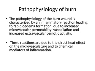 Pediatric burn is the leading cause of death in children - | PPT