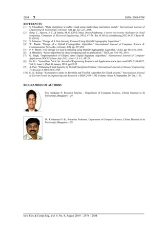Hybrid Cryptography security in public cloud using TwoFish and ECC algorithm | PDF