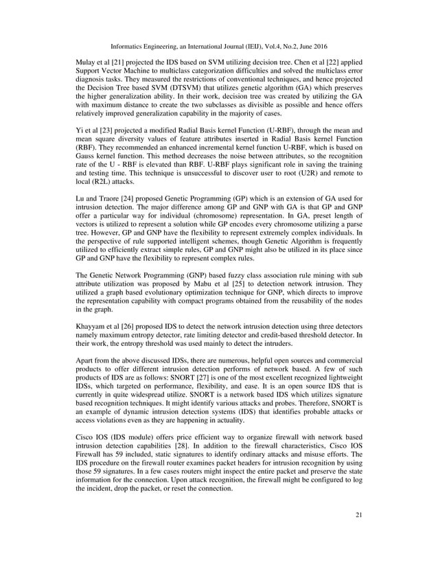 AN IMPROVED METHOD TO DETECT INTRUSION USING MACHINE LEARNING ALGORITHMS | PDF