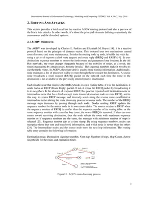 Protector Control PC-AODV-BH in the Ad Hoc Networks | PDF