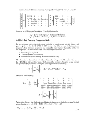 2-DOF Block Pole Placement Control Application To: Have-DASH-IIBITT Missile | PDF