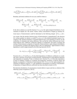On Modification of Properties of P-N-Junctions During Overgrowth | PDF