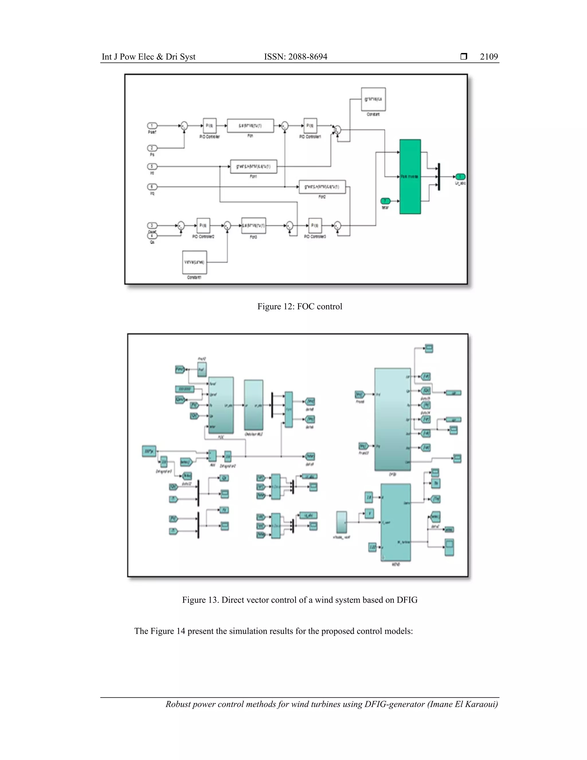 Robust power control methods for wind turbines using DFIG-generator | PDF | Radio Control ...