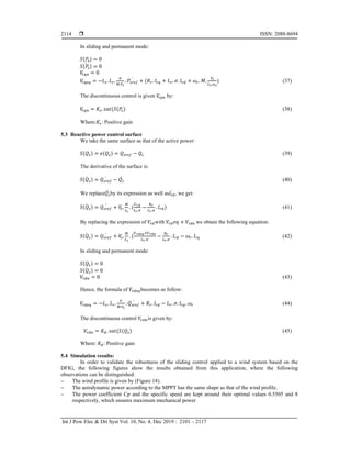 Robust power control methods for wind turbines using DFIG-generator ...