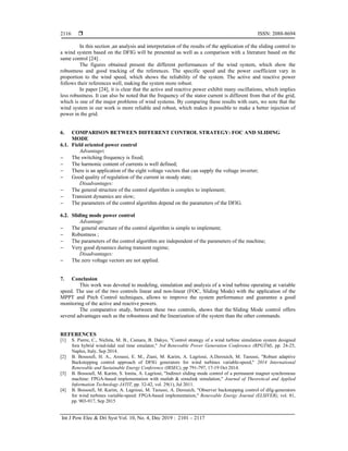 Robust power control methods for wind turbines using DFIG-generator ...