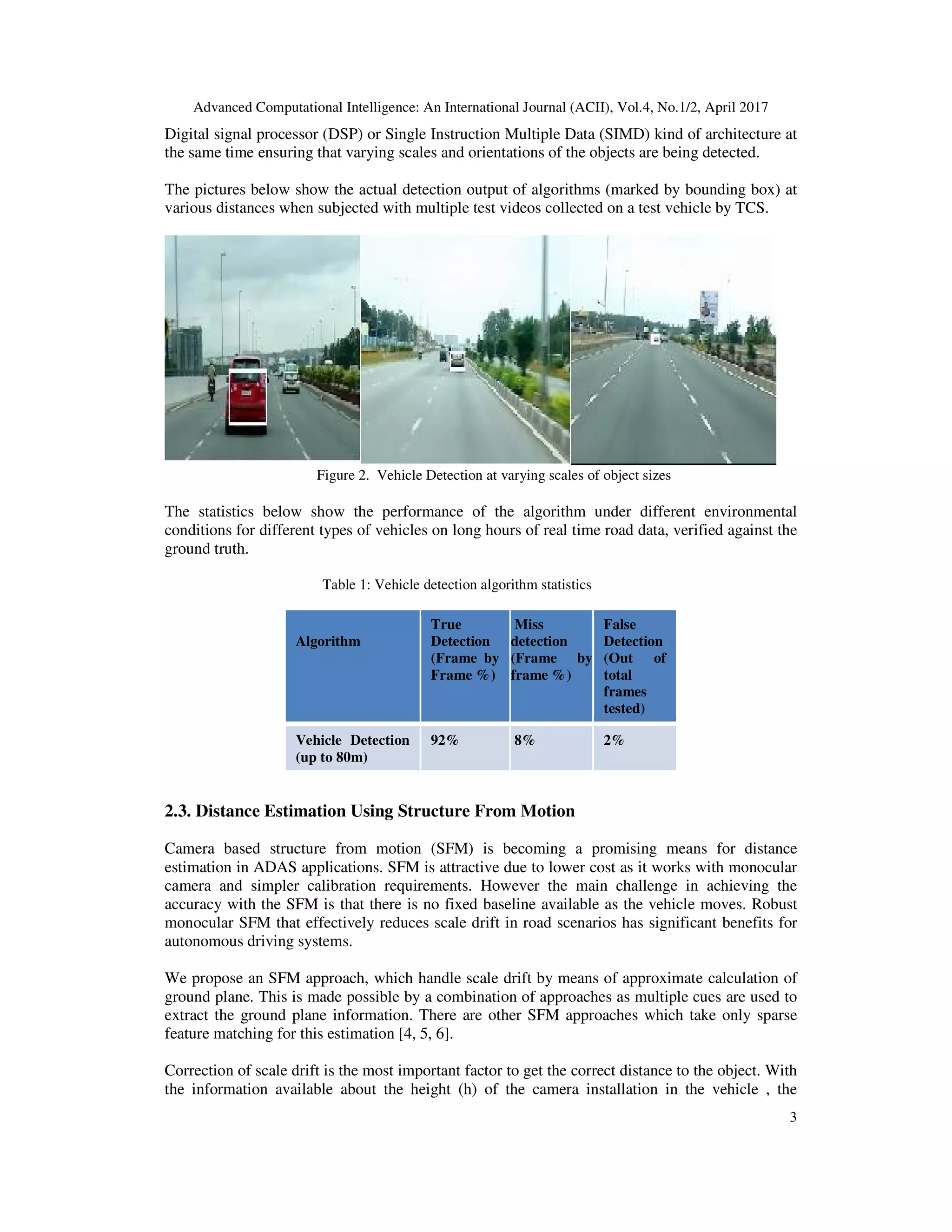 AN EFFICIENT SYSTEM FOR FORWARD COLLISION AVOIDANCE USING LOW COST CAMERA & EMBEDDED PROCESSOR ...