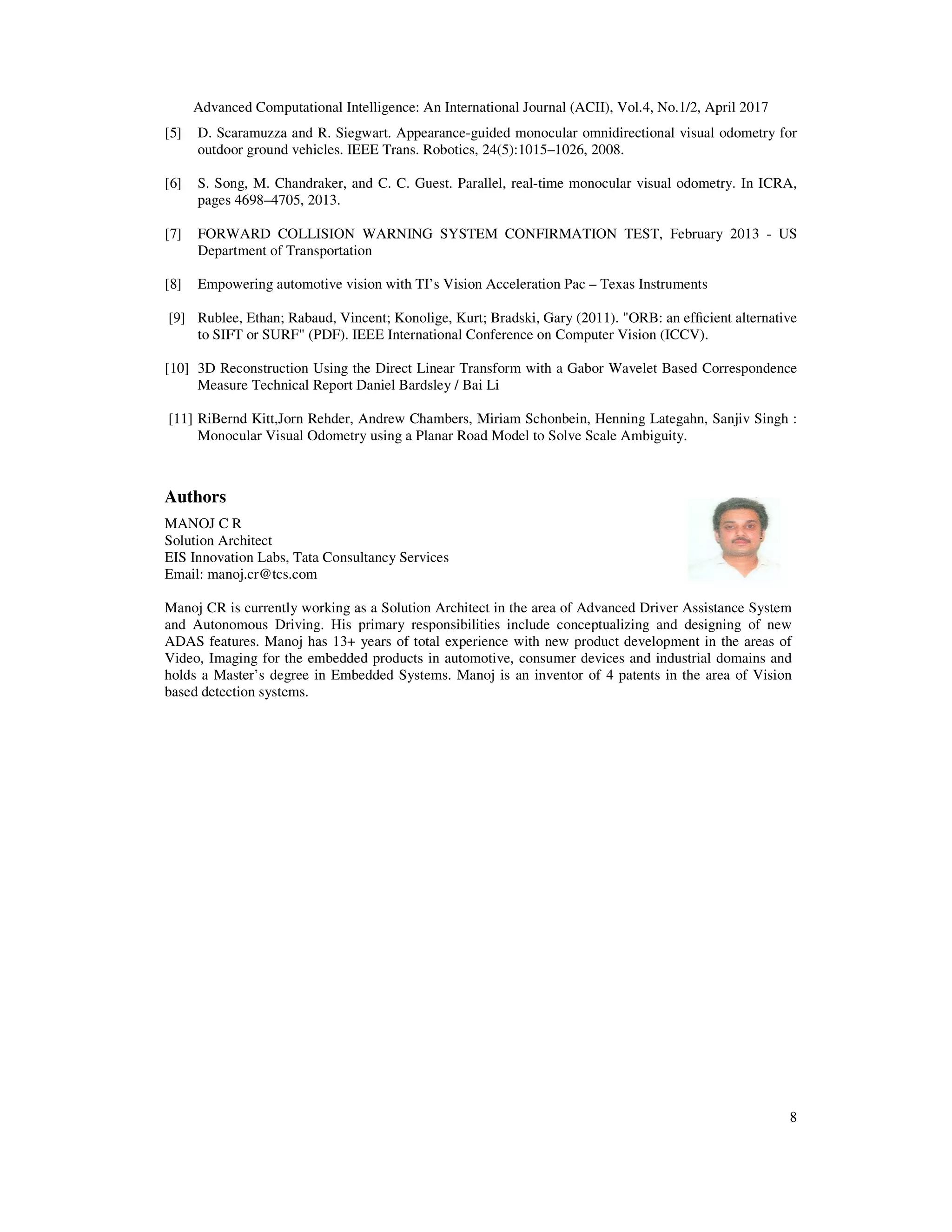 An Efficient System for Forward Collison Avoidance Using Low Cost Camera & Embedded Processor in ...