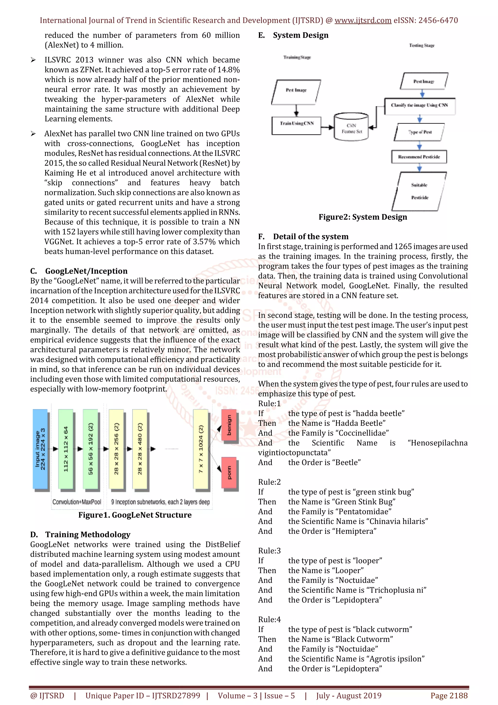 Pest Classification And Pesticide Recommendation System Pdf