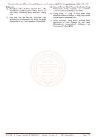 Pest Classification and Pesticide Recommendation System | PDF