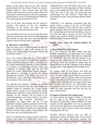 Use of Big Data in Government Sector | PDF