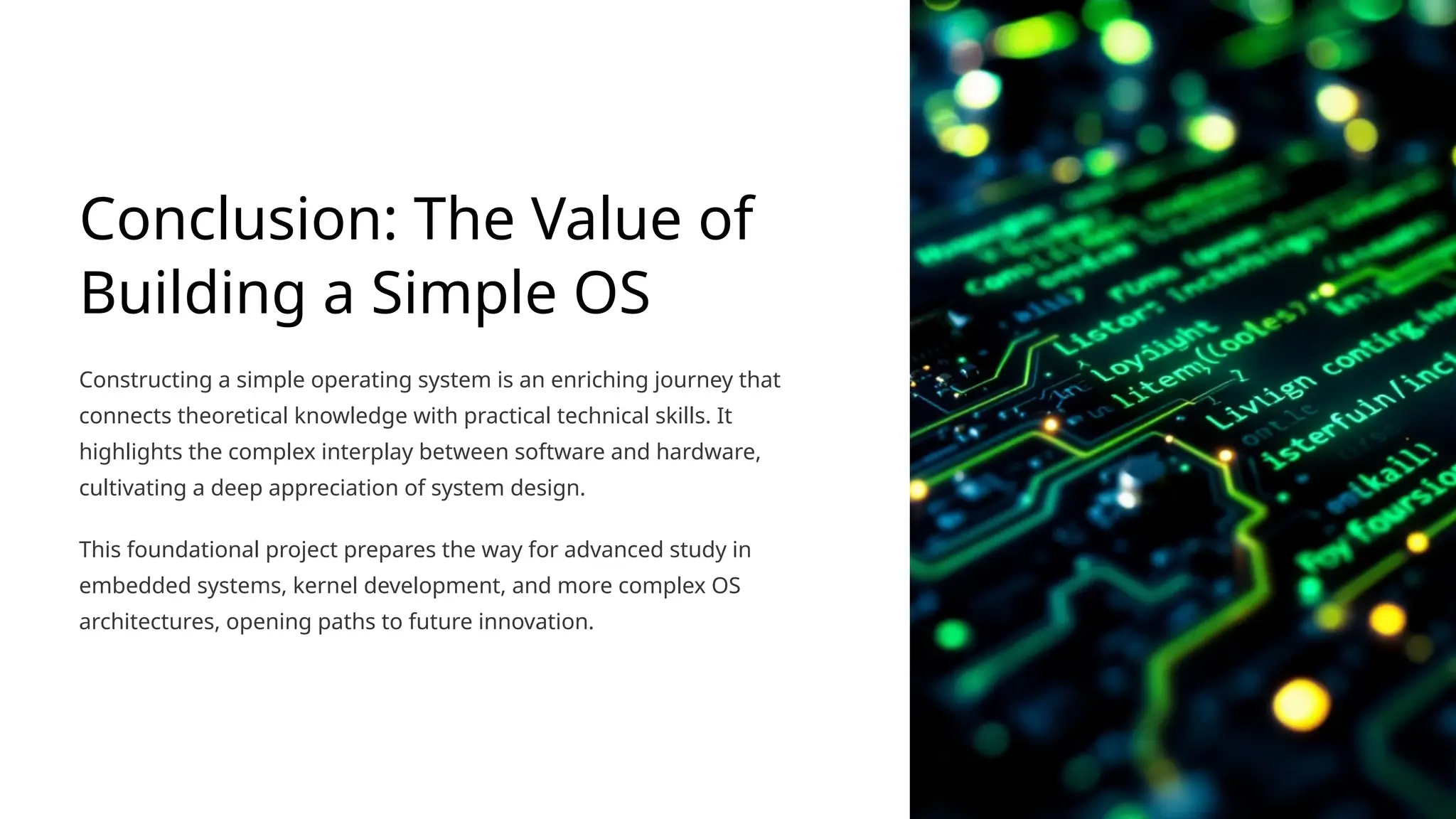 how to build a simple operating system type | PPTX