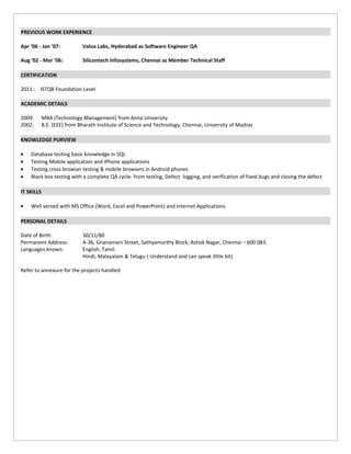 Alagappan_Resume | DOC