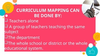 Curriculum-Mapping for MAED - EM ED 22.pptx | Free Download