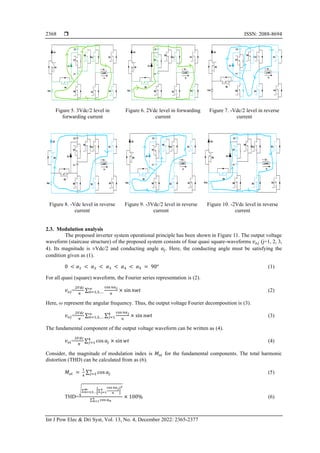 A novel multilevel inverter with reduced components and minimized voltage unbalance | PDF