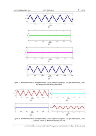 A novel multilevel inverter with reduced components and minimized voltage unbalance | PDF