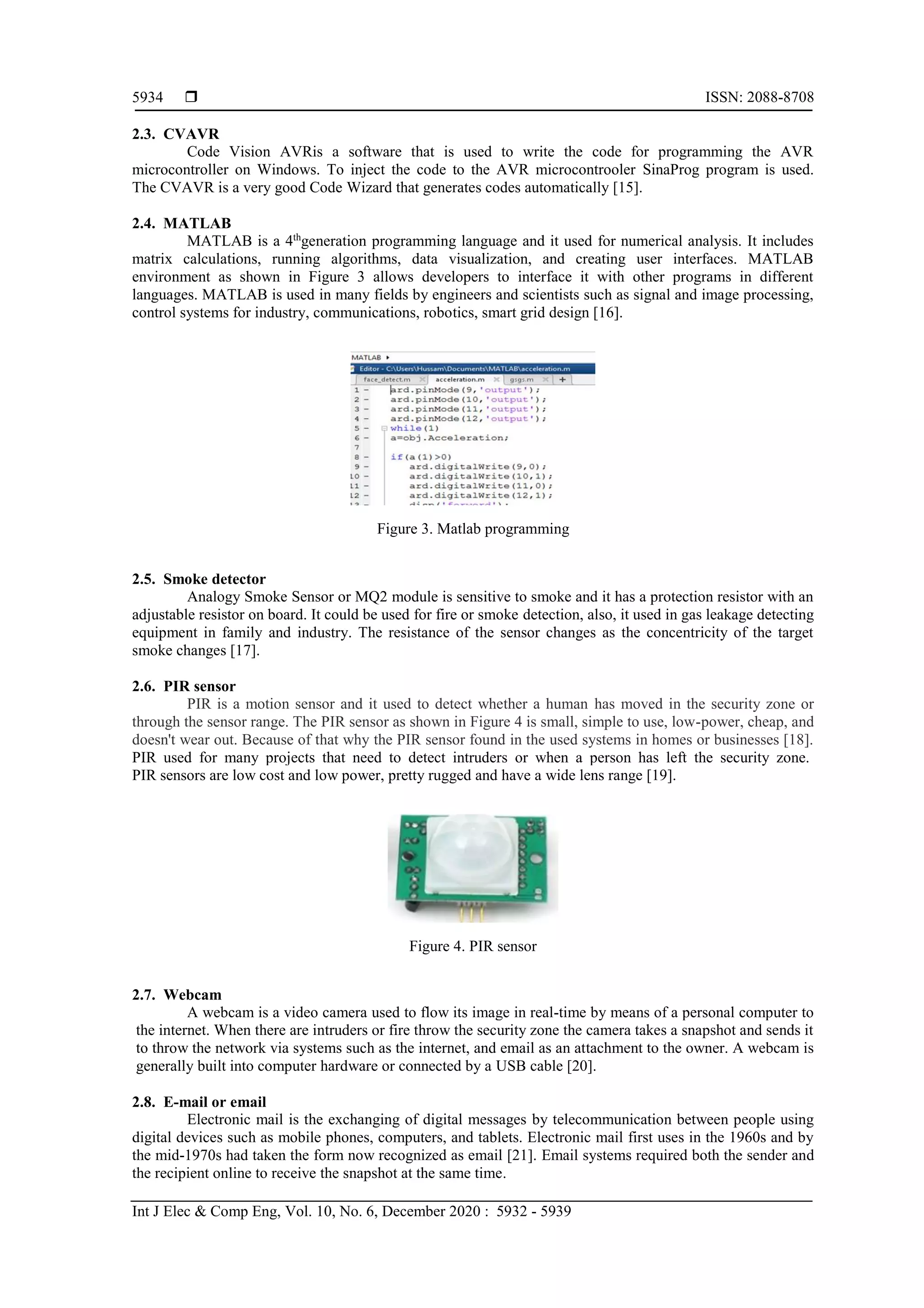Design and implement a smart system to detect intruders and firing using IoT | PDF