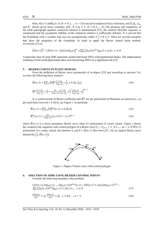 On solving fuzzy delay differential equationusing bezier curves | PDF