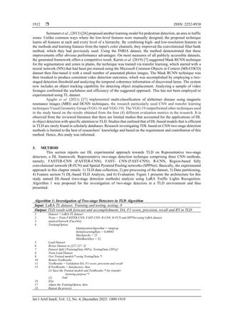 Performance investigation of two-stage detection techniques using ...