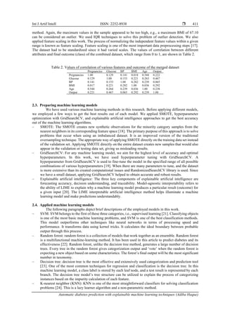 Automatic diabetes prediction with explainable machine learning ...
