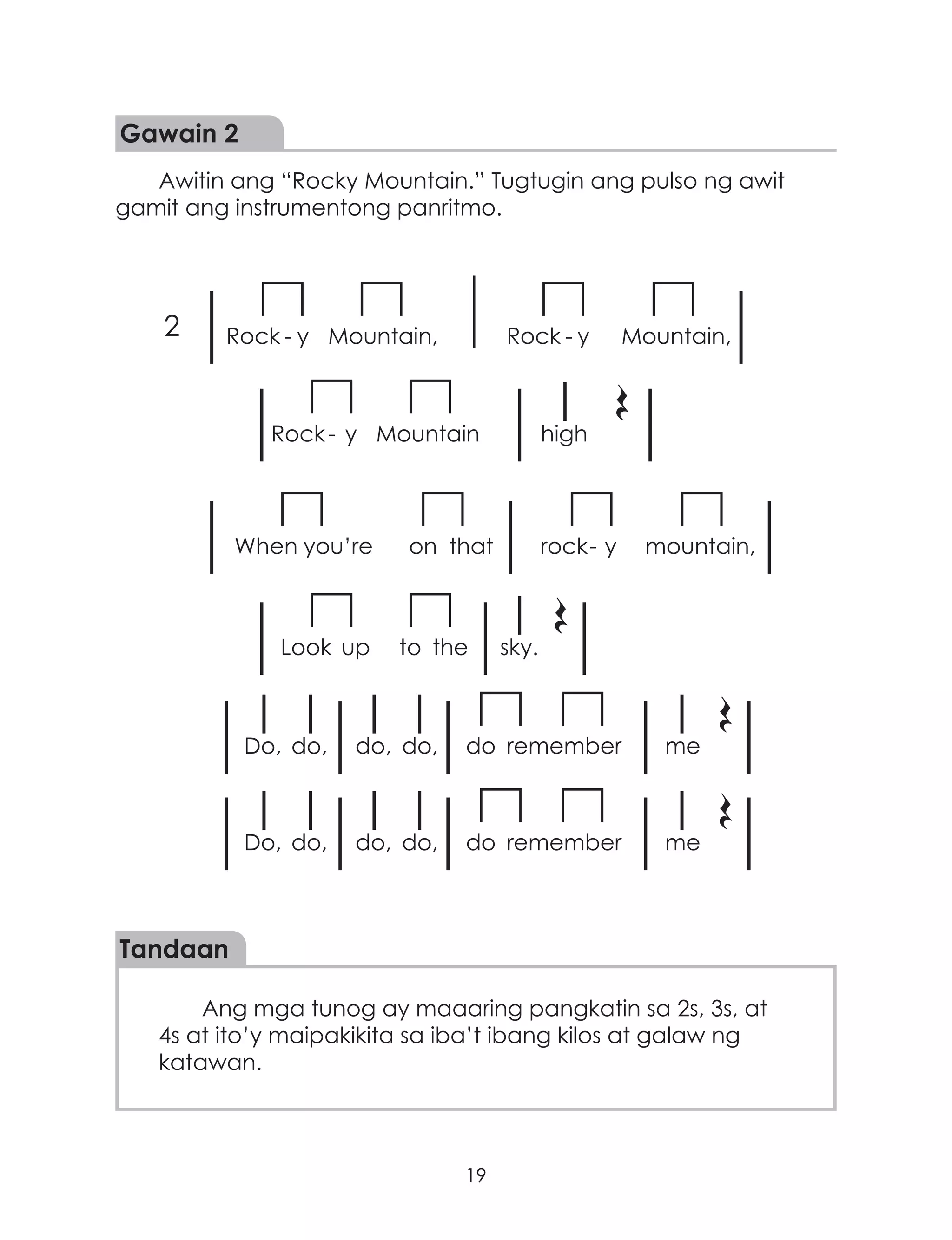 Grade 3 Music LM Tagalog | PDF