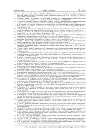 Crop classification using object-oriented method and Google Earth Engine | PDF