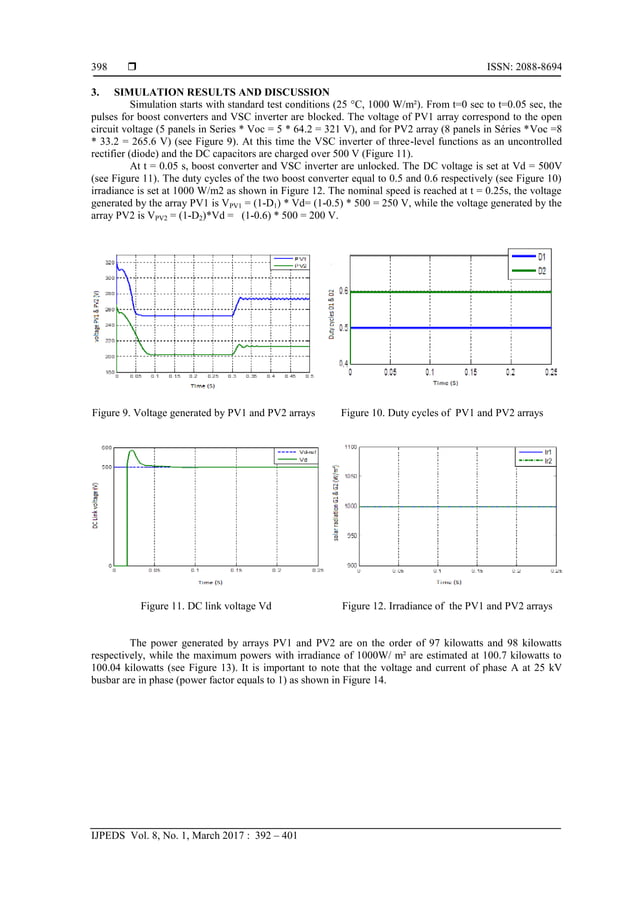 Modeling And Simulation Of Grid Connected Pv Generation System Using