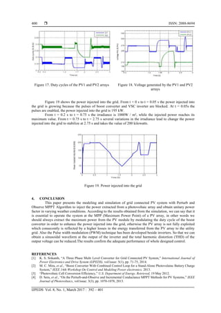 Modeling and Simulation of Grid Connected PV Generation System Using Matlab/Simulink | PDF