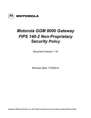 GGM8000-FIPs-Certification | PDF