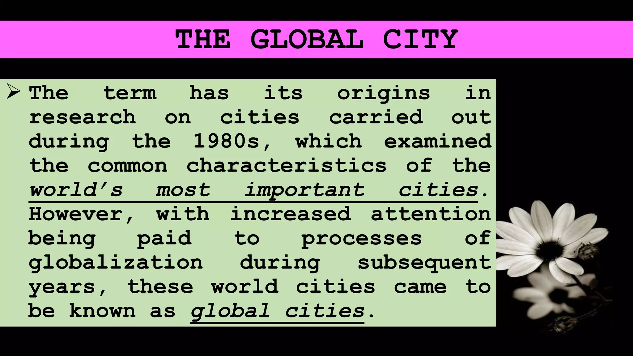 Global City | PDF