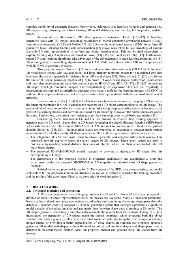 Three Dimensional Shape Generation Via Variational Autoencoder