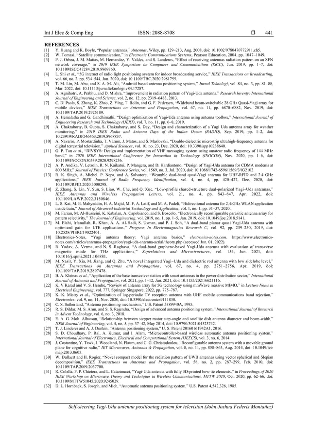 Self-steering Yagi-Uda antenna positioning system for television | PDF ...