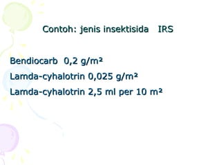 Comprehensive Guide to Indoor Residual Spraying (IRS) for Malaria ...