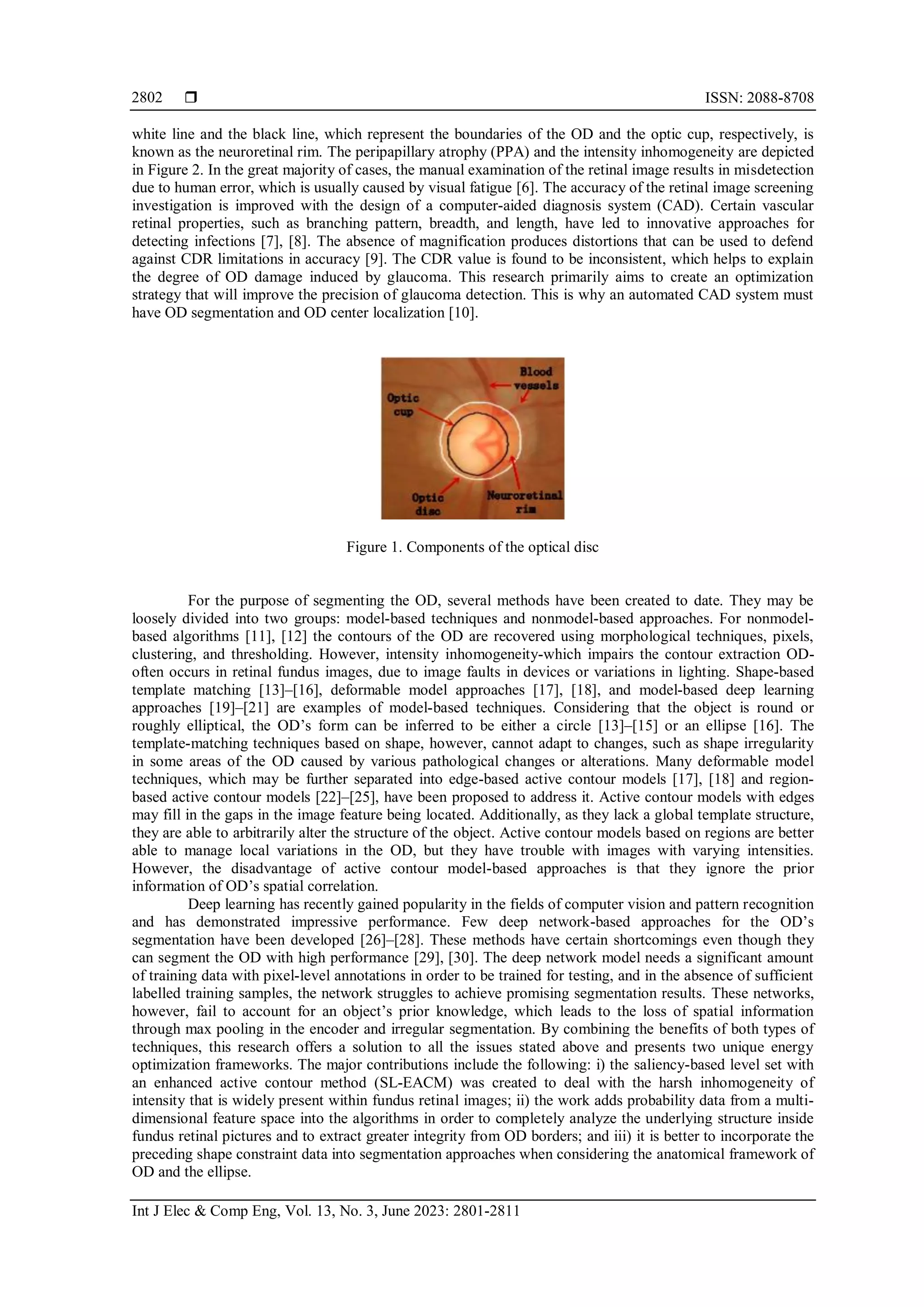 Segmentation of optic disc in retinal images for glaucoma diagnosis by saliency level set with ...