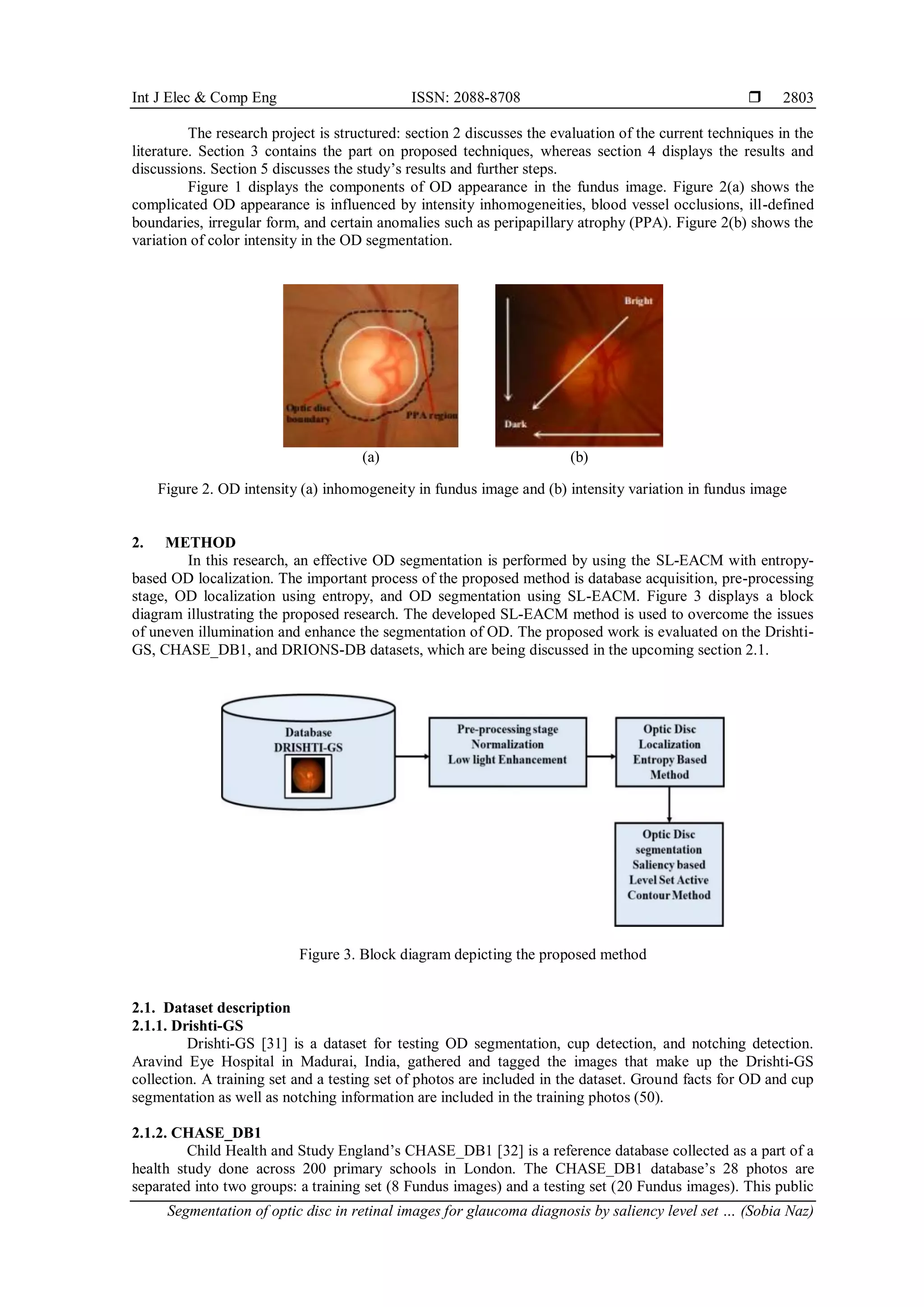 Segmentation of optic disc in retinal images for glaucoma diagnosis by ...