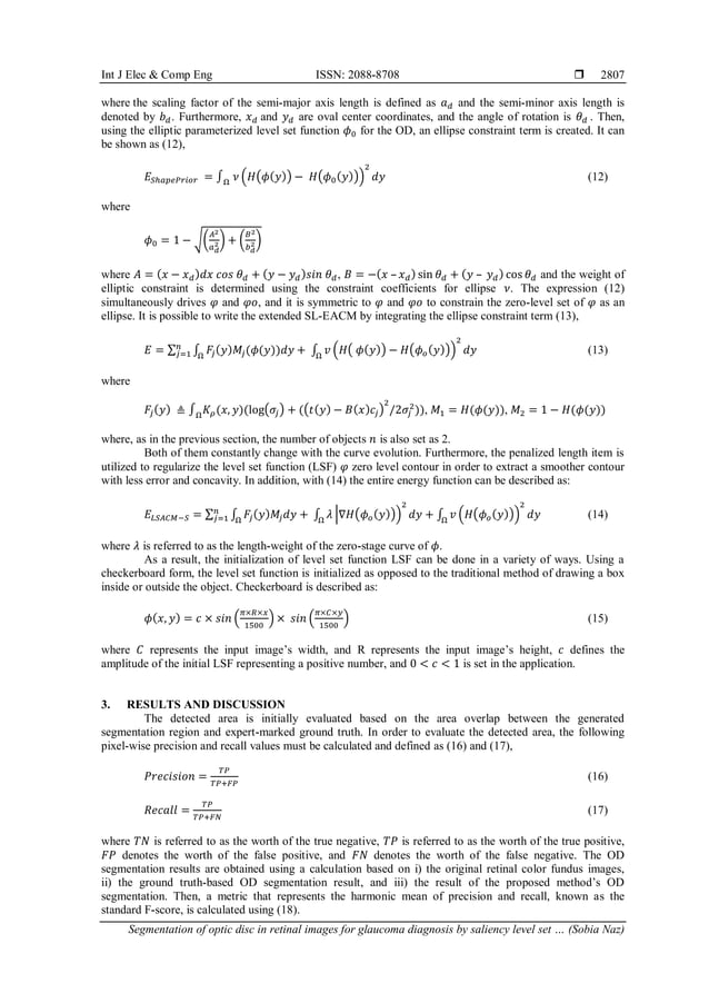 Segmentation of optic disc in retinal images for glaucoma diagnosis by saliency level set with ...