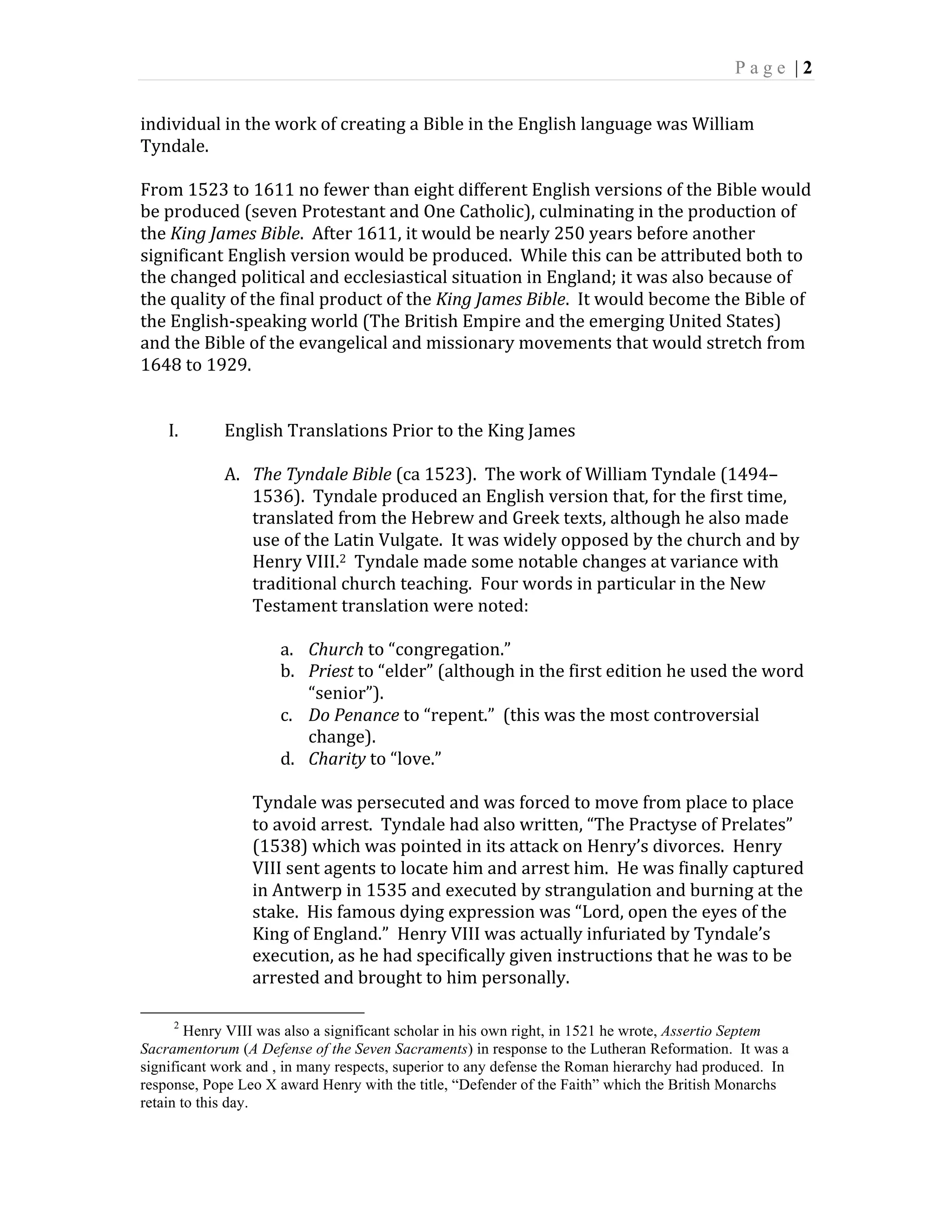 Textual History of the King James Bible | PDF
