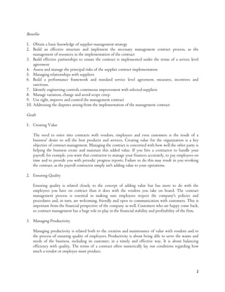 Contract Management | PDF | Business Administration | Business