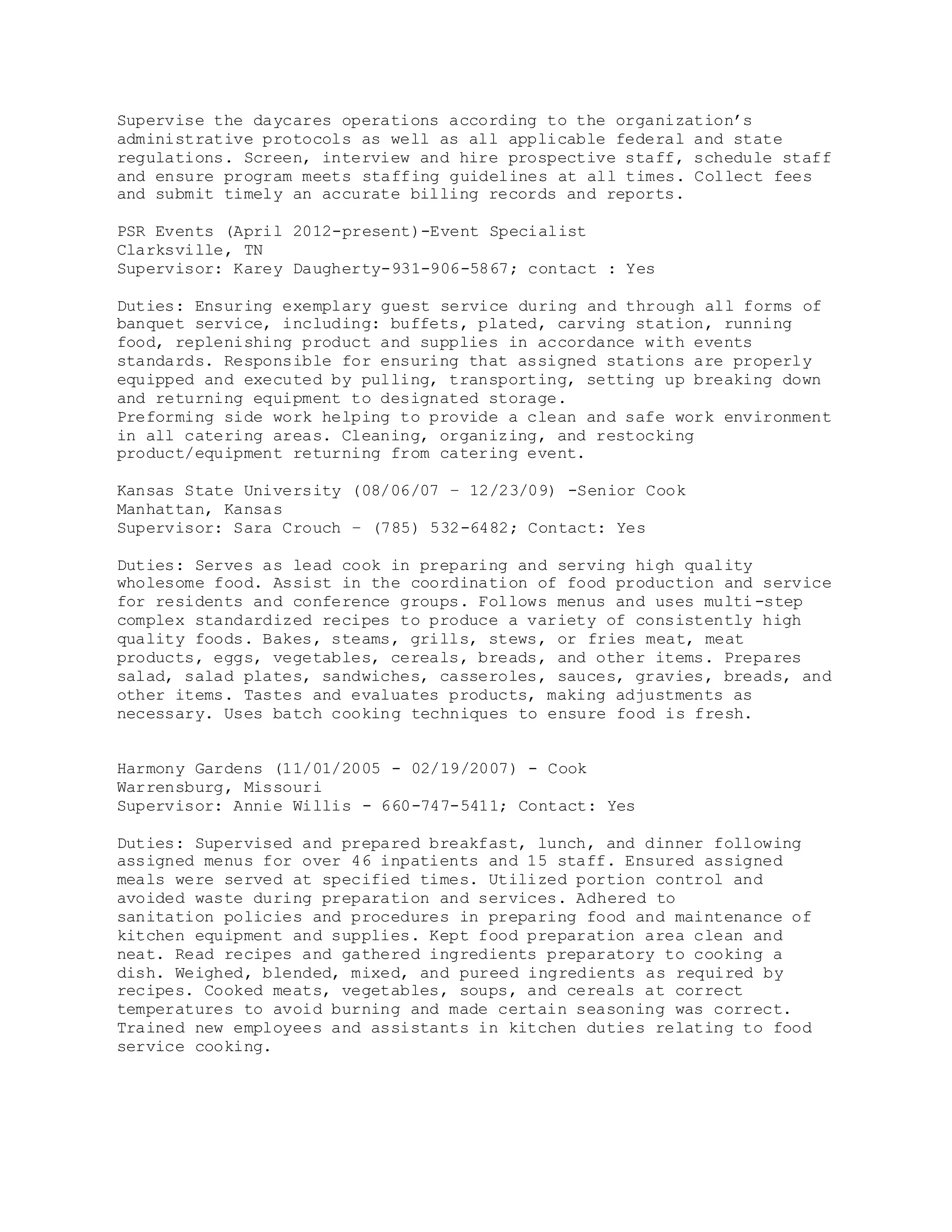 holly a junge newest resume | DOCX