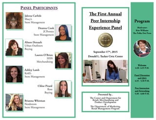 Peer Panel Program Fall 15 | PDF | Educational Assessment | Education