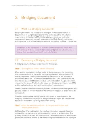 HSE plan and Bridging document | PDF | Civil Engineering Industry | Industries