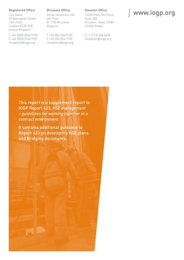 HSE plan and Bridging document | PDF | Civil Engineering Industry ...