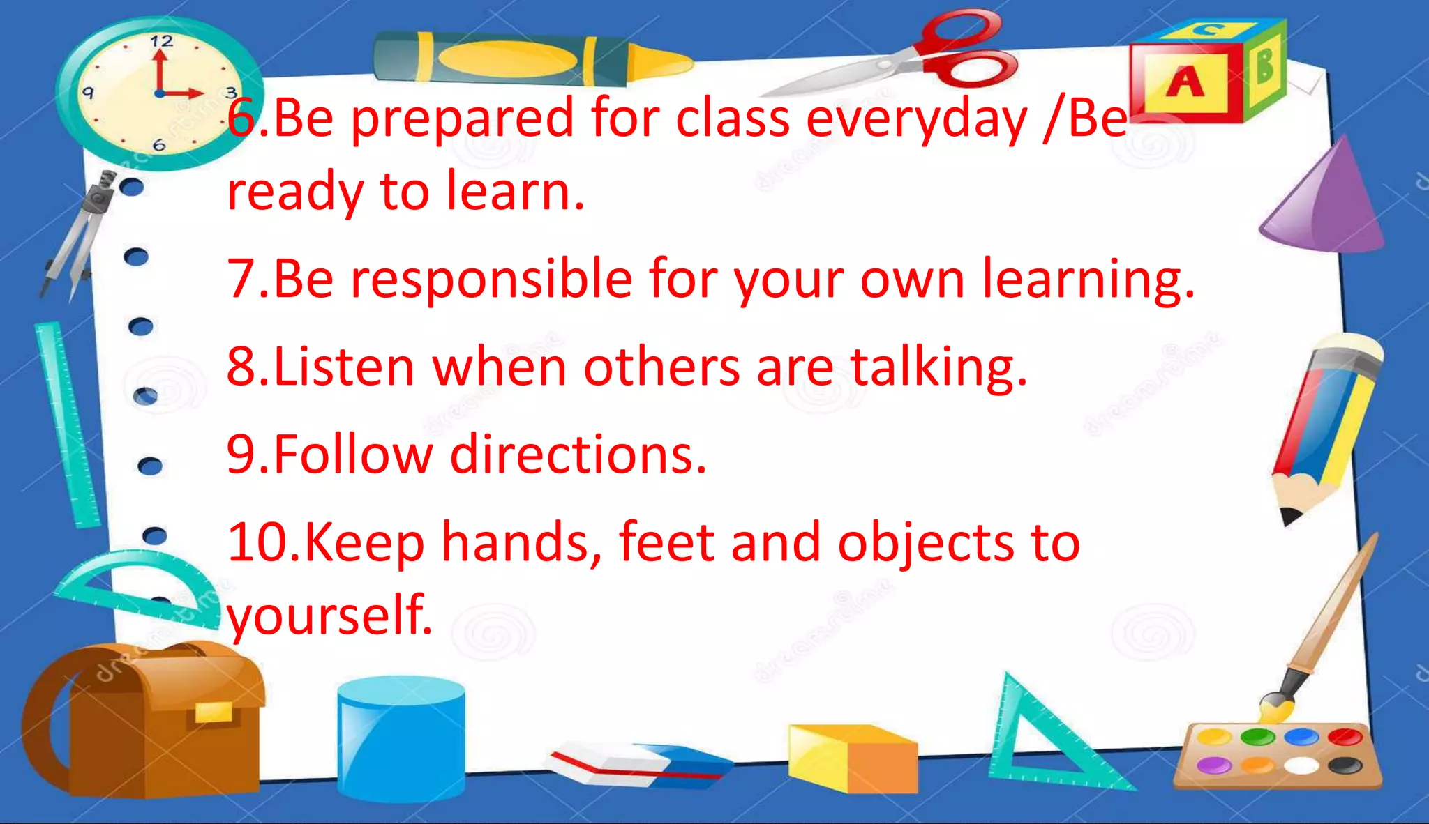 423056701-Classroom-Rules-Presentation.pptx | Education