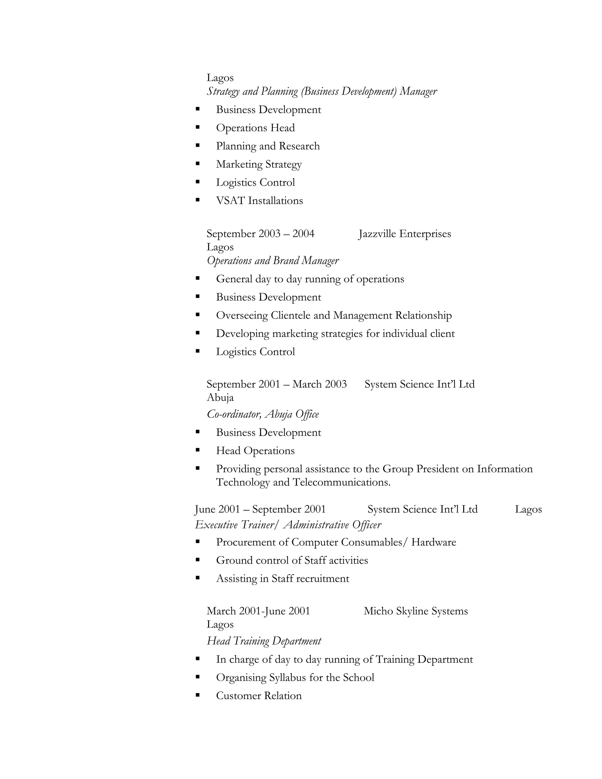 Obinna Madu's c.v. | PDF