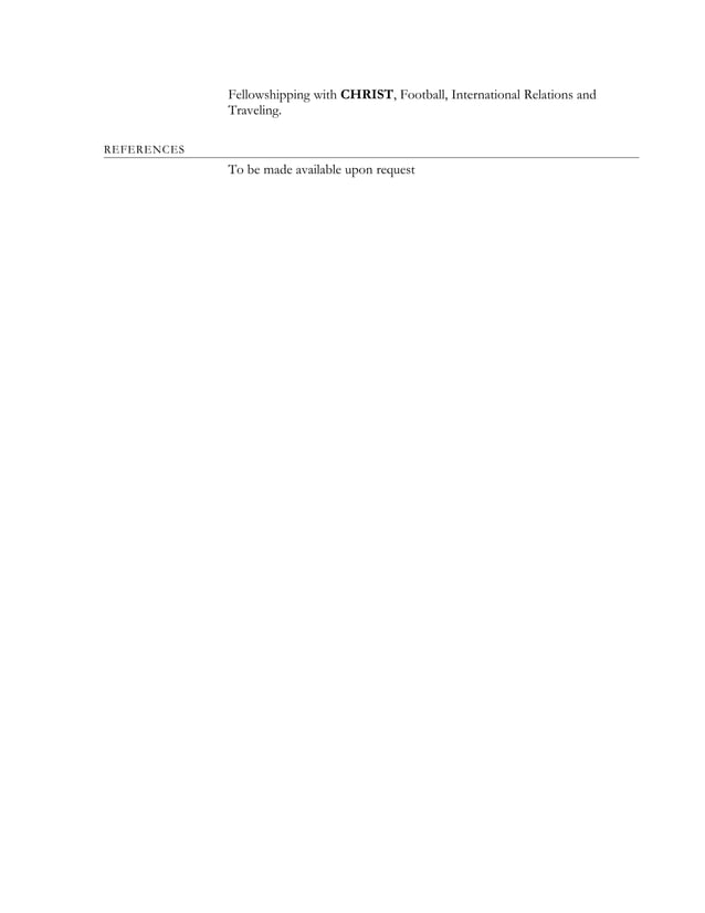 Obinna Madu's c.v. | PDF