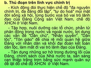 Phòng Chống Chiến Lược Diễn Biến Hoà Bình, Bạo Loạn Lật Đổ Của Các Thế Lực Thù Địch Đối Với Cách ...
