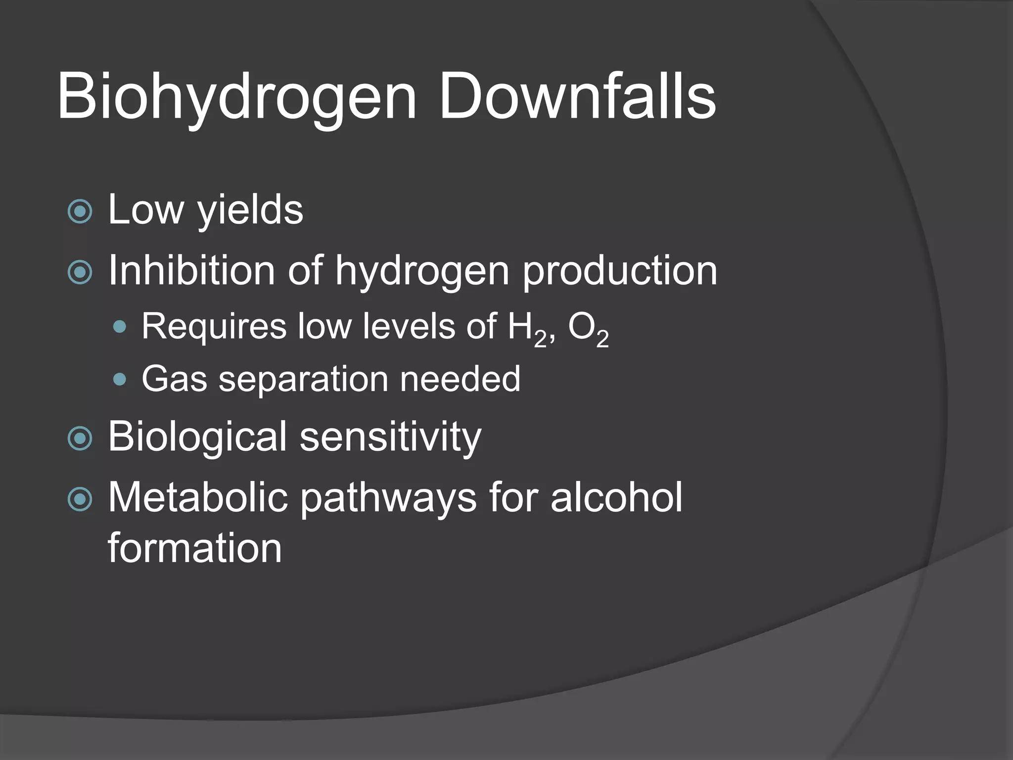 biohydrogen & hydrogenase presentation | PPTX