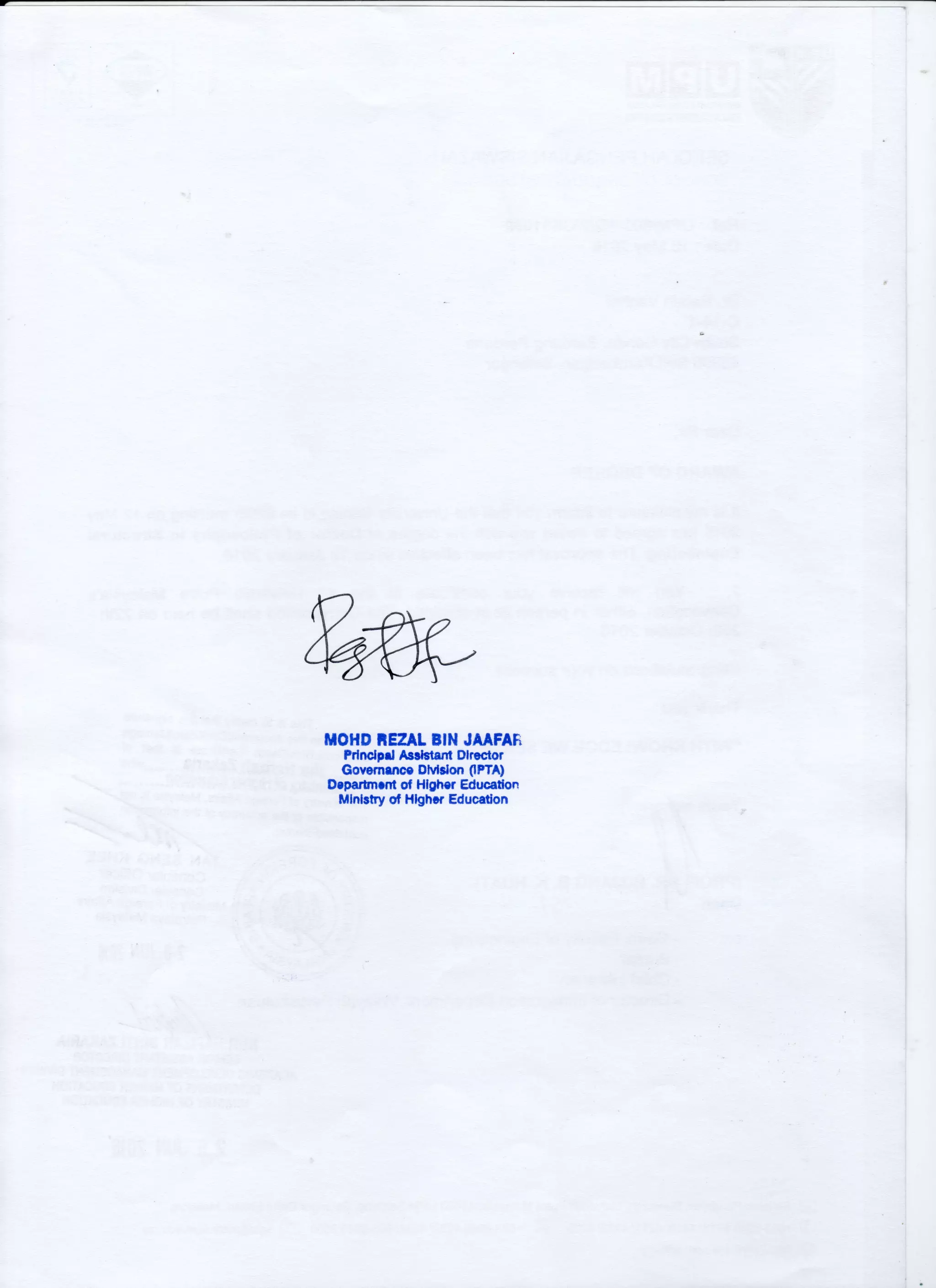 PhD Senate Letter | PDF