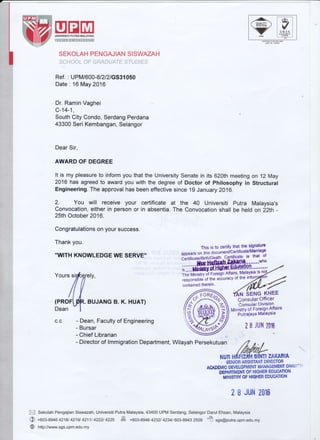 PhD Senate Letter | PDF