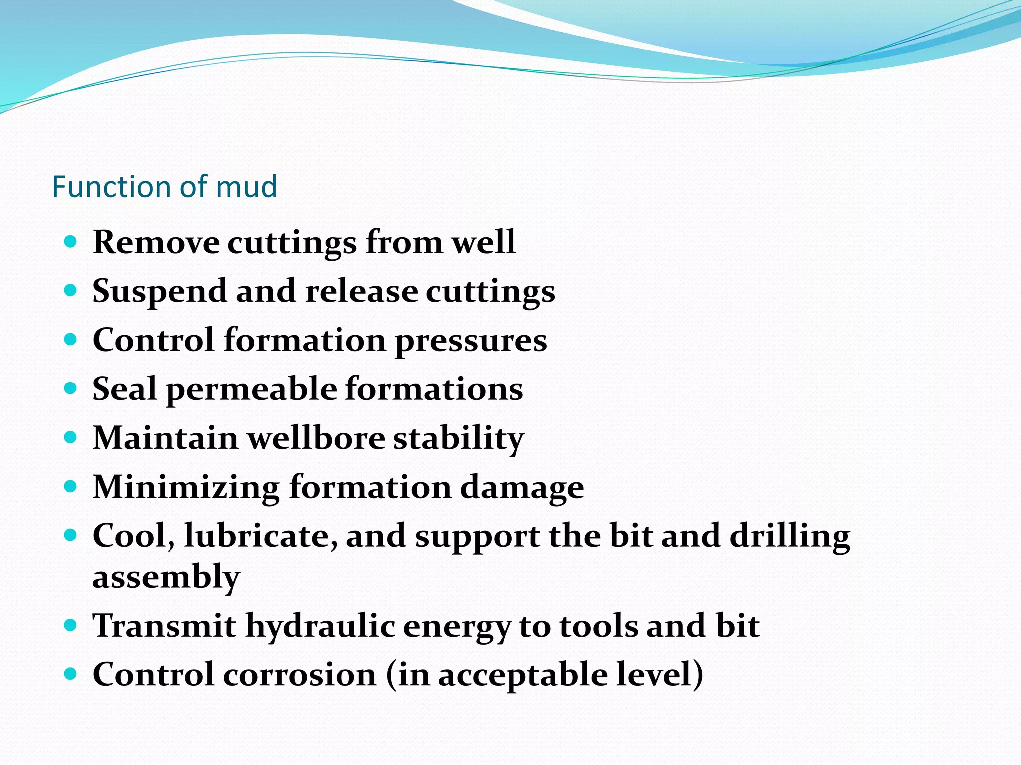 Mud Engineering presentation | PPTX